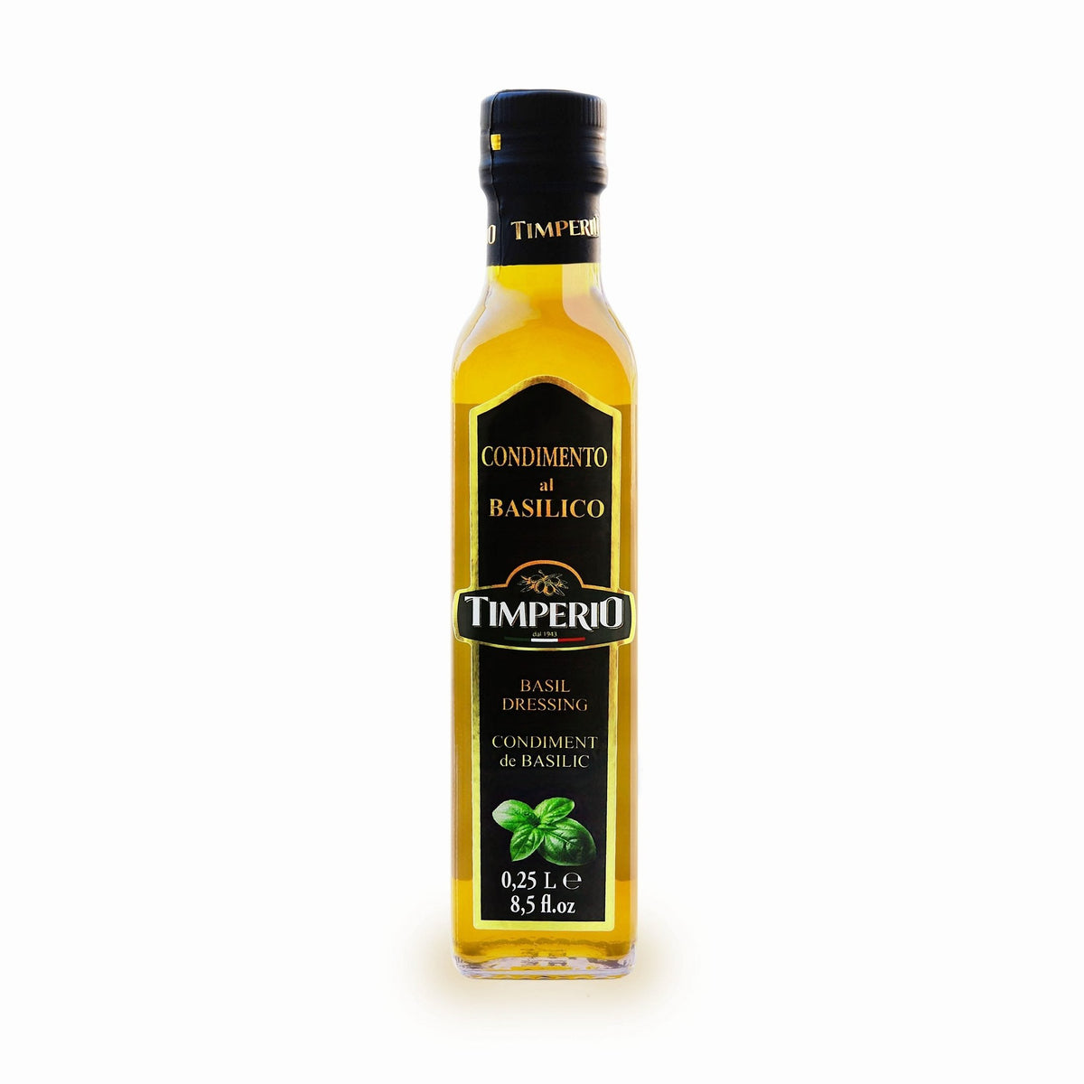 Basil flavoured EVOO – Timperio