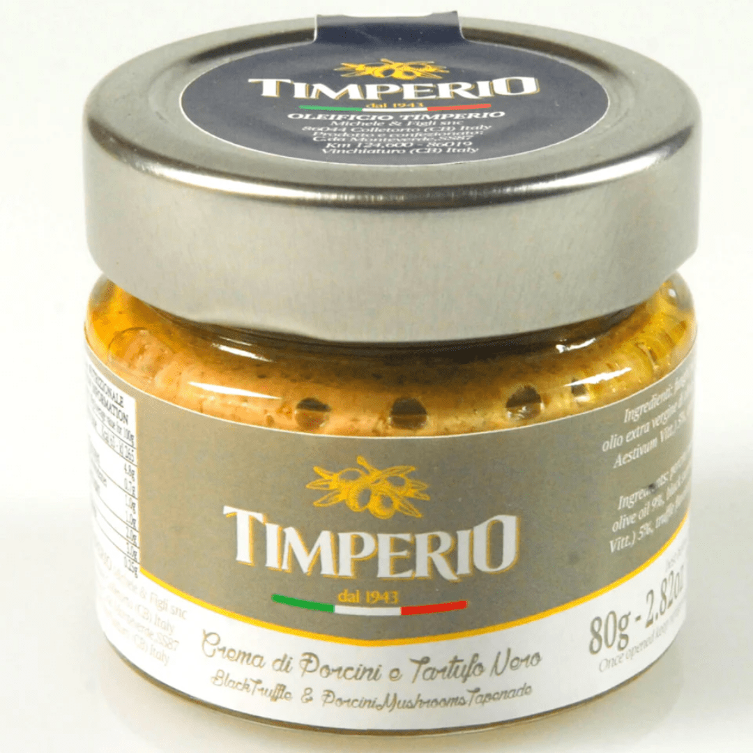 Truffle and Porcini Mushroom spread (80g) – Timperio